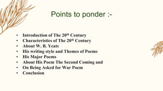 W.B.Yeats Poems.pptx