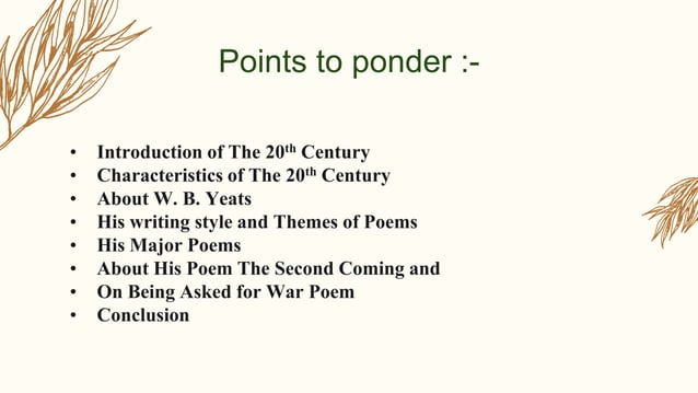 W.B.Yeats Poems.pptx