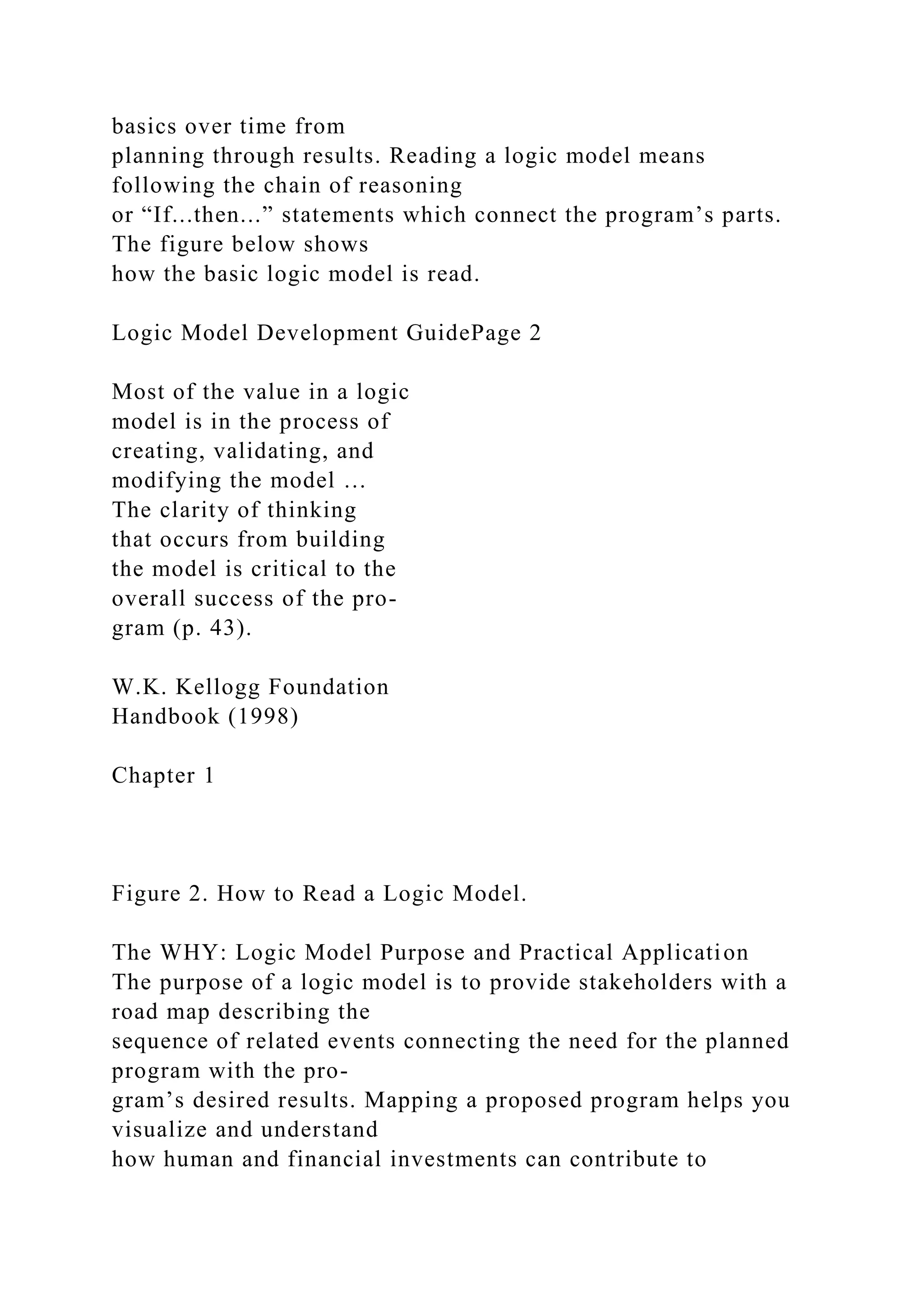W.K. Kellogg FoundationLogic Model Development Guide.docx