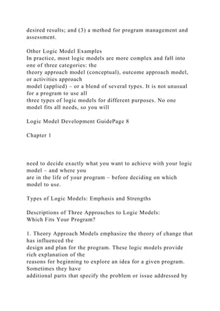 W.K. Kellogg FoundationLogic Model Development Guide.docx
