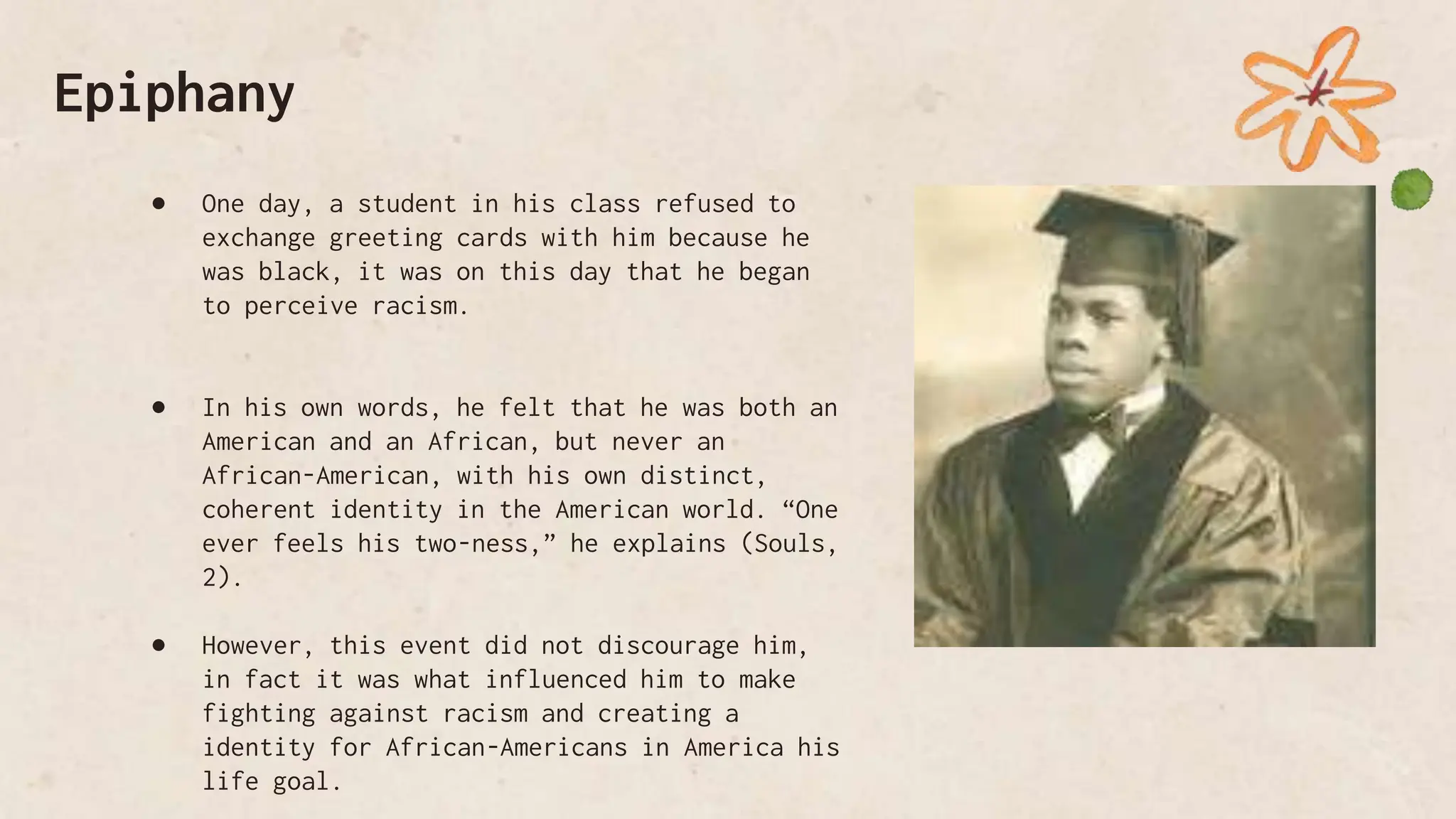 W.E.B. Du Bois. short power point black history month | PPTX