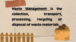 waste management, liquid solid biodegradable | PPTX