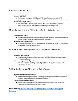 W-2 Forms in QuickBooks_ A Comprehensive Guide.pdf | Business ...