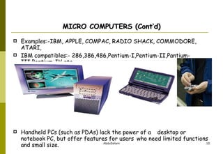 W 2 types of computer | PPT
