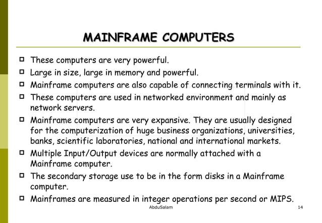 W 2 types of computer | PPT