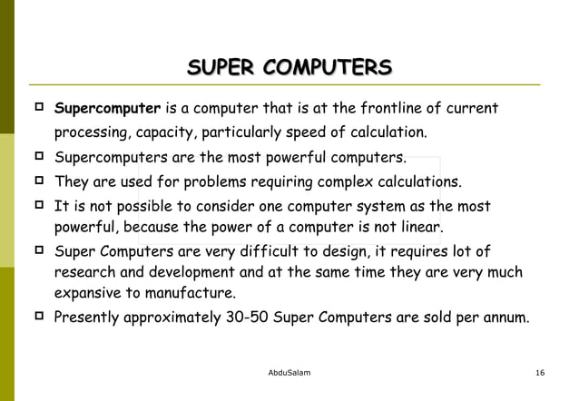 W 2 types of computer | PPT