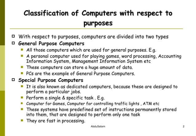 W 2 types of computer | PPT