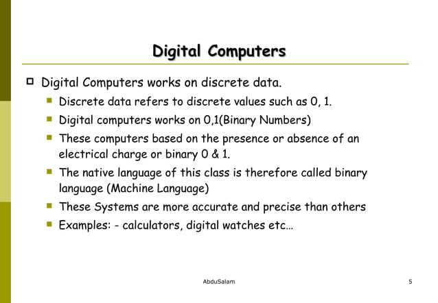 W 2 types of computer | PPT