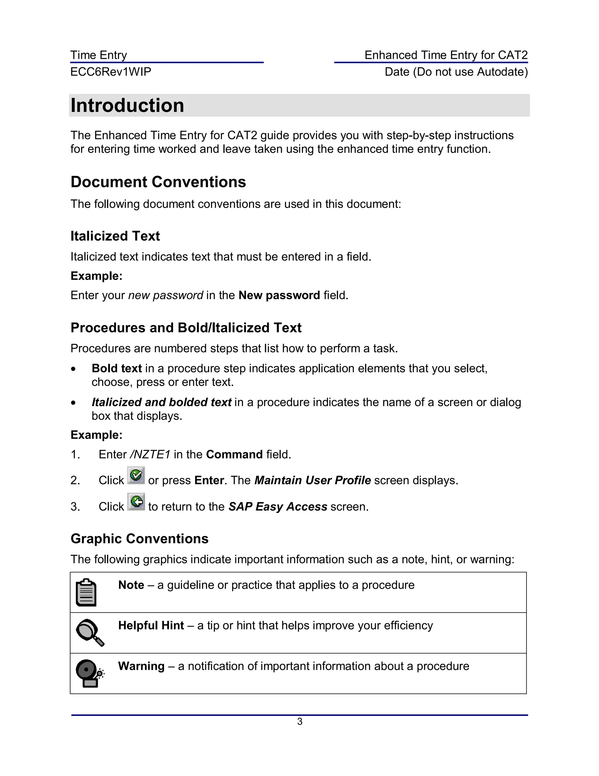 SAP ESS : W-35_TimeEntry Detailed Document.pdf