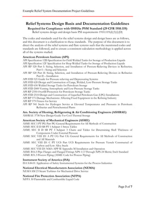 Minimal Requirements for Relief Systems Documentation | PDF