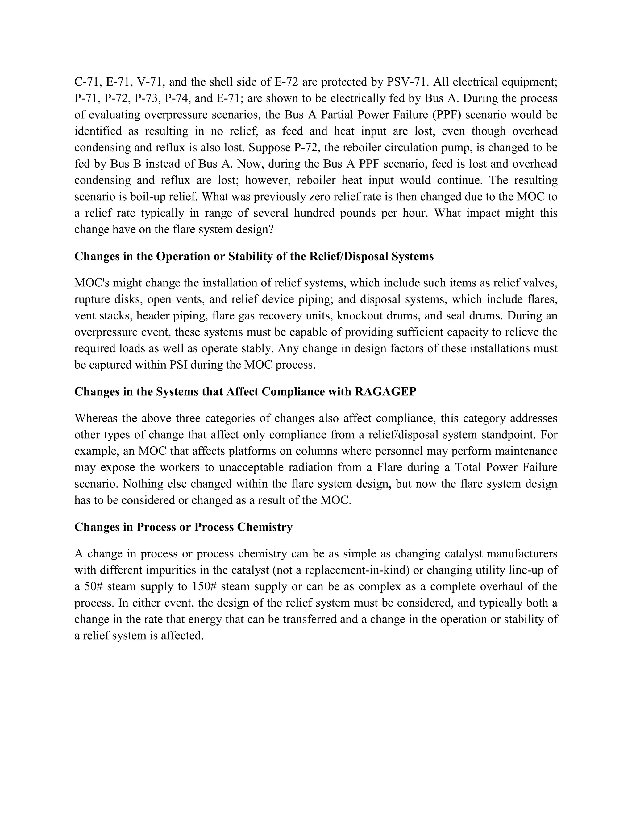 MOC Impact Workflow to Ensure that Relief Systems PSI is Updated with ...
