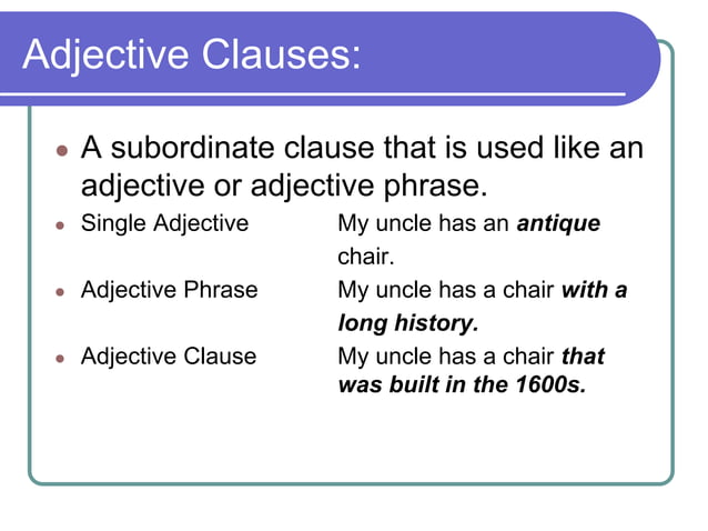 Introduction to Clauses Welcome to your G | PPT