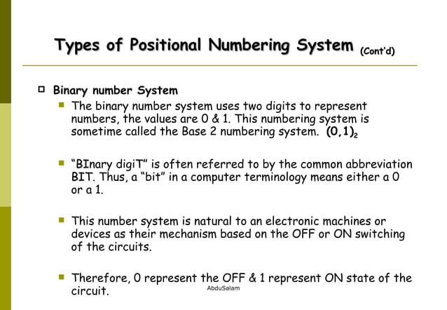 W 9 numbering system | PPT | Data Storage and Warehousing | Computing