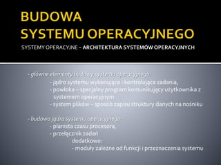 W architektura so | PPTX