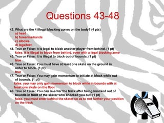 W F T D A Rules Test Review | PPT