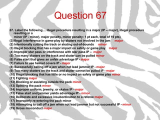 W F T D A Rules Test Review | PPT