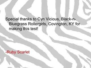 W F T D A Rules Test Review | PPT