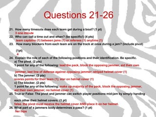 W F T D A Rules Test Review | PPT
