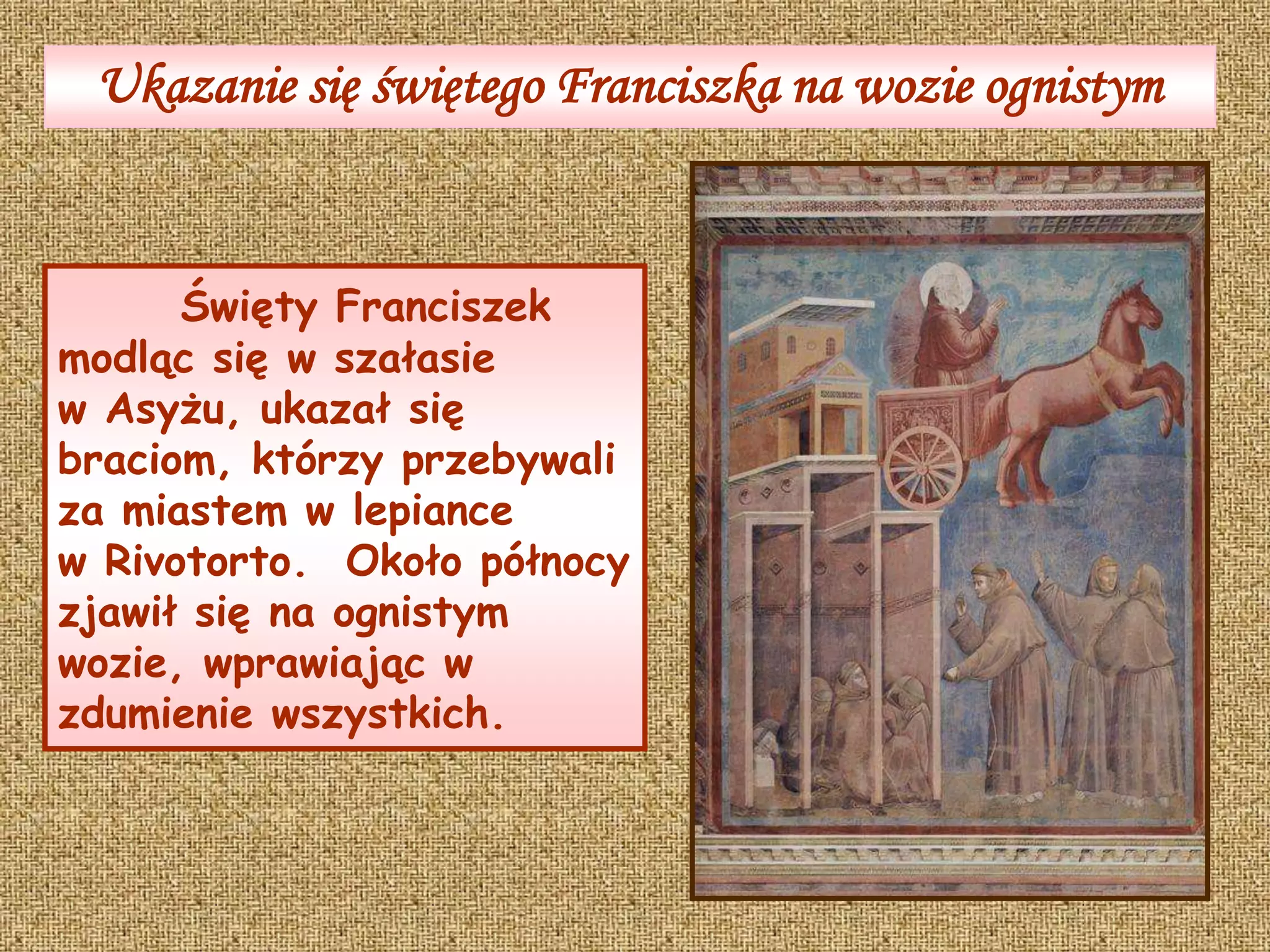 św. Franciszek z Asyżu | PPTX