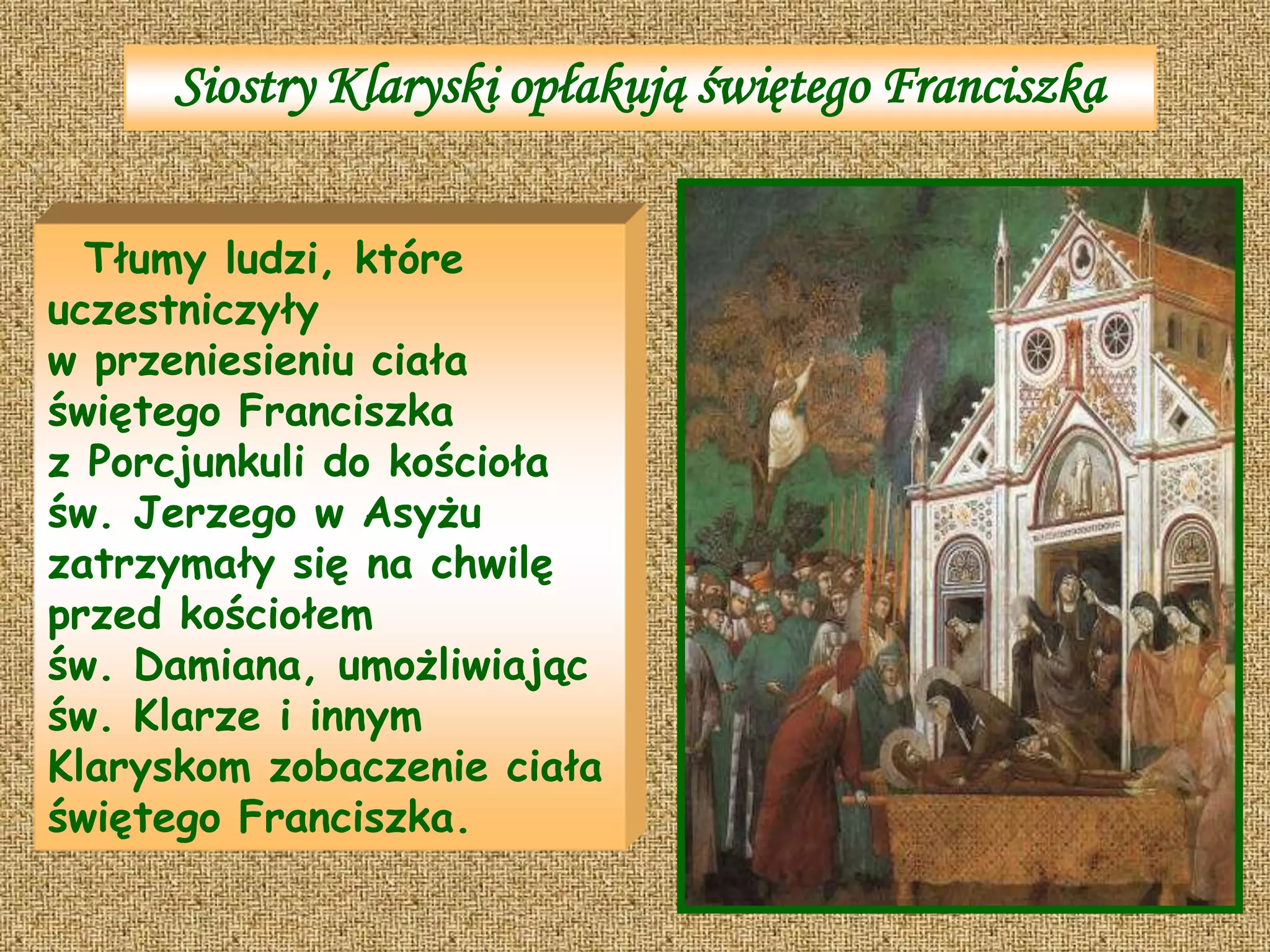 św. Franciszek z Asyżu | PPTX