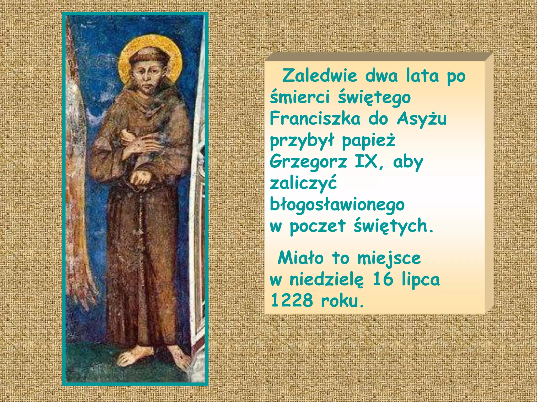 św. Franciszek z Asyżu | PPTX