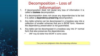 Normalization of database from first normal form to 5th normal form | PPT