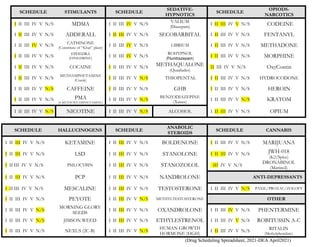 W01 Drug Scheduling Spreadsheet (2021) for abu harry sesay.doc