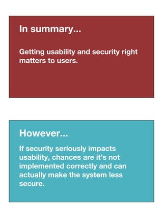 Usability vs. Security: Find the Right Balance in Mobile Apps | PDF