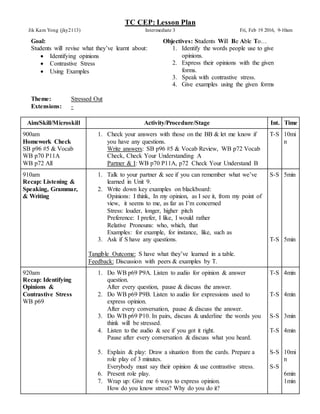 2016 Spring TC CEP I3 - W2D5 Lesson Plan | DOCX