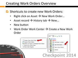 W02 - Overview of Work Order Creation | PPT