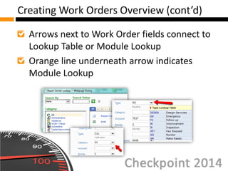 W02 - Overview of Work Order Creation | PPT