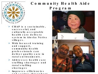 The Alaska Community Health Aide Program | PPT