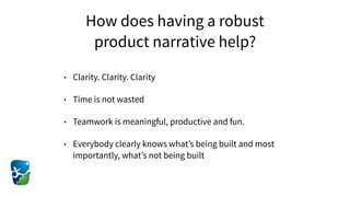 Build a Product Narrative | PDF