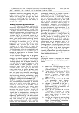 Polynomial Function and Fuzzy Inference for Evaluating the Project Performance under Uncertainty ...