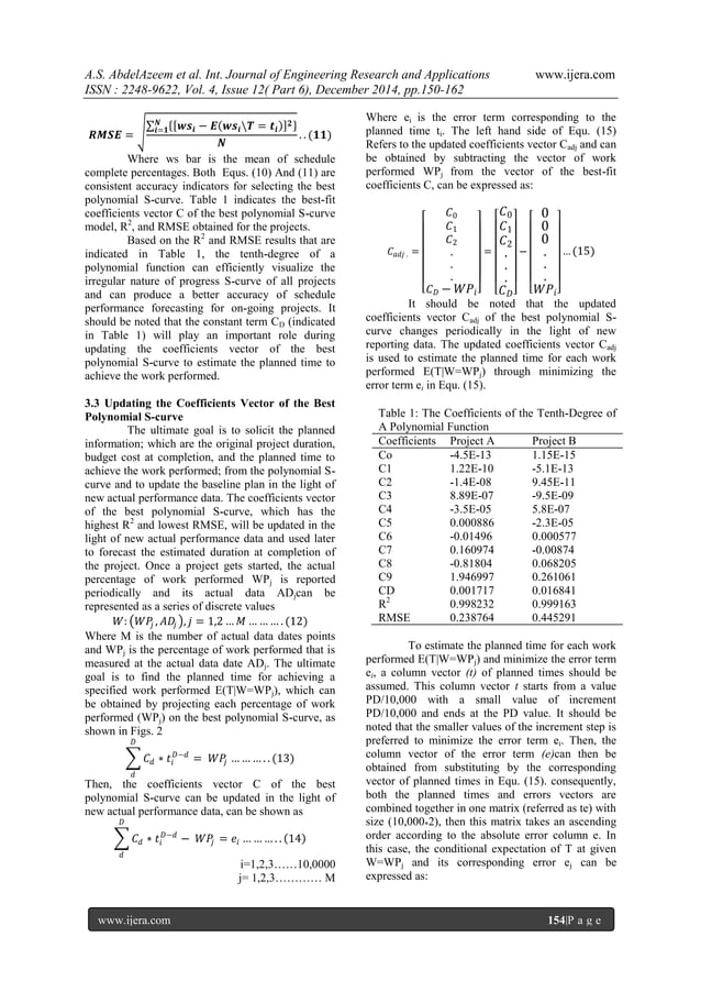 Polynomial Function and Fuzzy Inference for Evaluating the Project Performance under Uncertainty ...