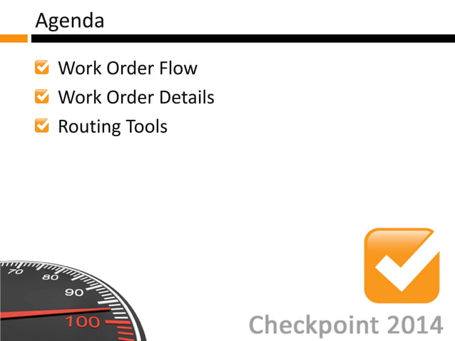 W05 - Work Order Routing | PDF