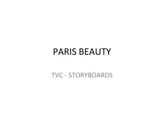 Paris beauty scripts | PPT