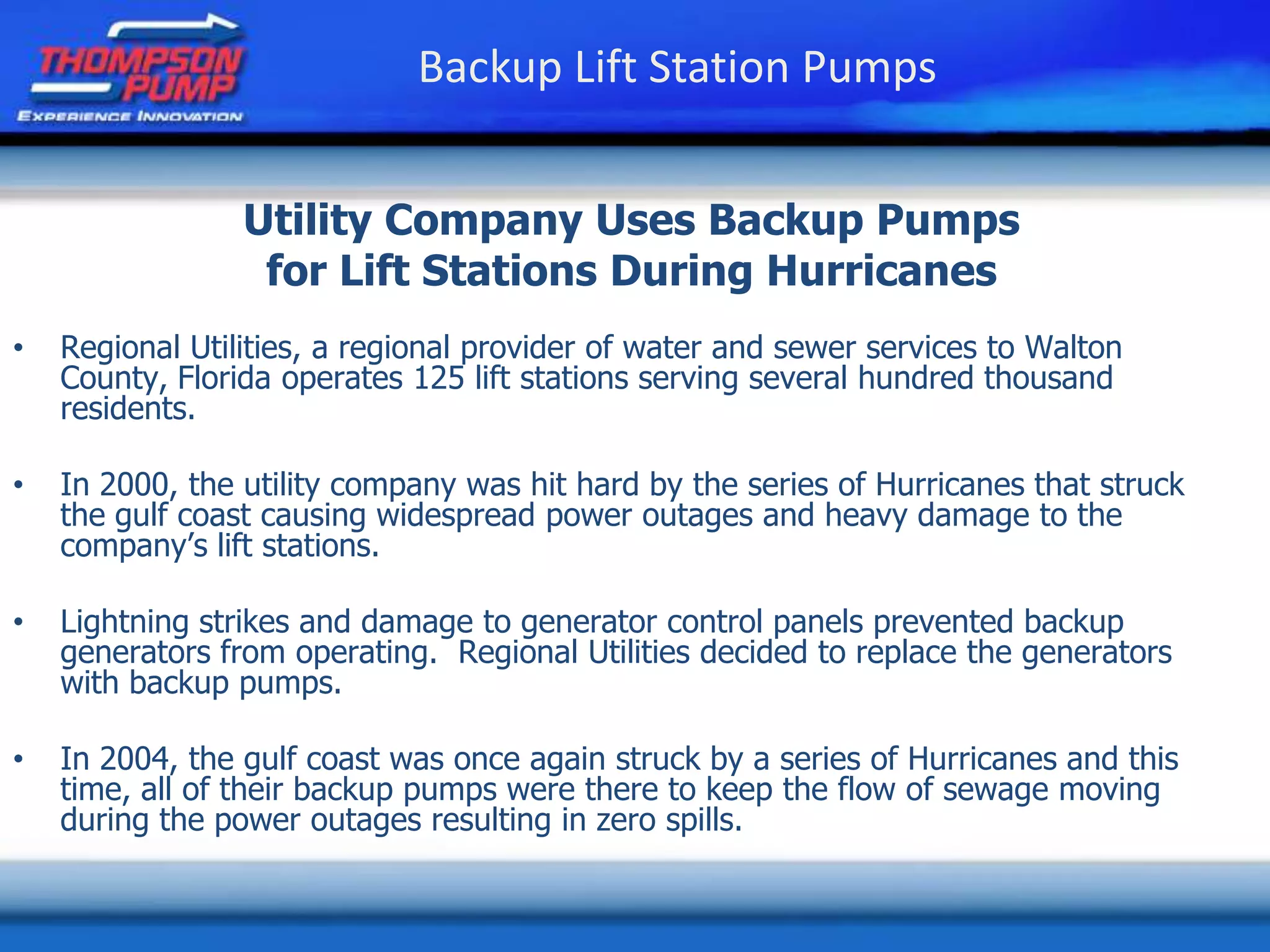 W08 permanent backup lift station pumps-perry | PPT