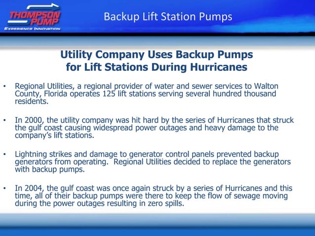 W08 permanent backup lift station pumps-perry | PPT
