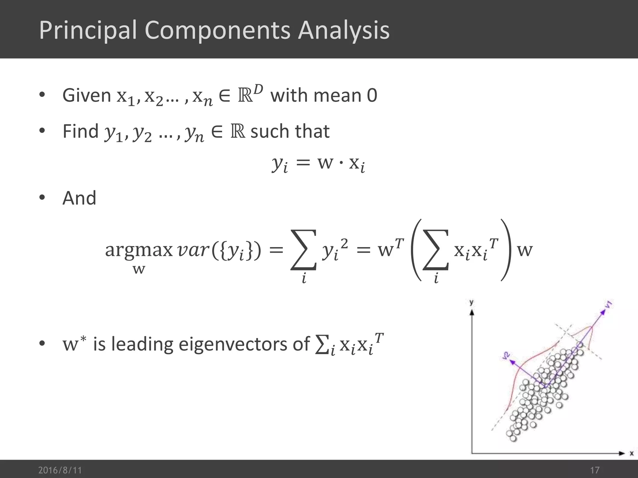 Manifold learning | PPTX