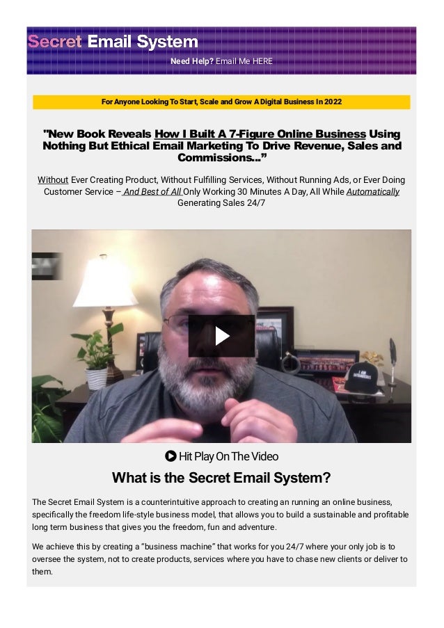 Secret mail system: for outstanding business traffic