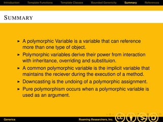 Generics | PPT