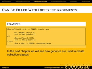 Generics | PPT