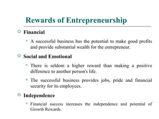 Entrepreneurship Concept & process | PPT