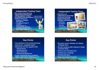 Emotional Intelligence in Software Testing | PDF