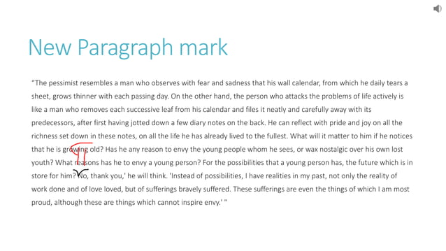 Proofreader Marks: Class Explanation | PPTX