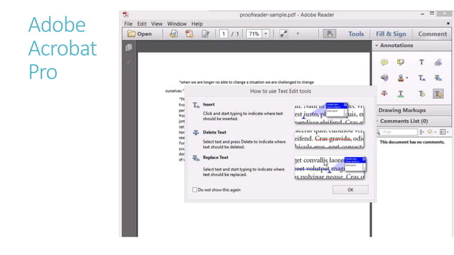 Proofreader Marks: Class Explanation | PPTX
