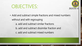 W1-Addition and subtraction of Fractions.pptx