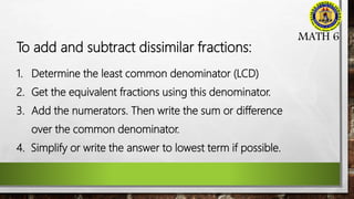 W1-Addition and subtraction of Fractions.pptx
