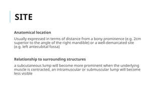 W1- Bumps and lumps examination2222.pptx